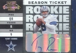 Guide to Buying Tony Romo Cards, Rookie Cards, Autographed Memorabilia
