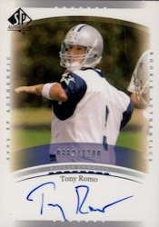 Guide to Buying Tony Romo Cards, Rookie Cards, Autographed Memorabilia