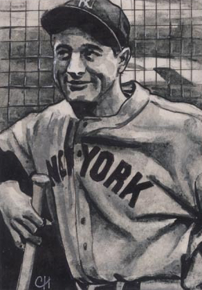 Lou Gehrig Sketch Card Auction Raises Money for ALS