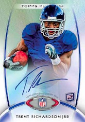 2012 Topps Platinum Football Checklist, Info, Boxes, Reviews and More