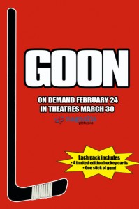 Goon Goes from the Screen to the Hobby with Downloadable Hockey Cards
