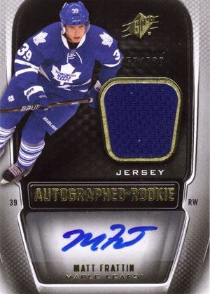 2011-12 SPx Hockey Autograph Rookie Jerseys Guide and Gallery