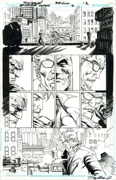 Pages of Original Comic Art in 2012 Cryptozoic DC Comics The New 52