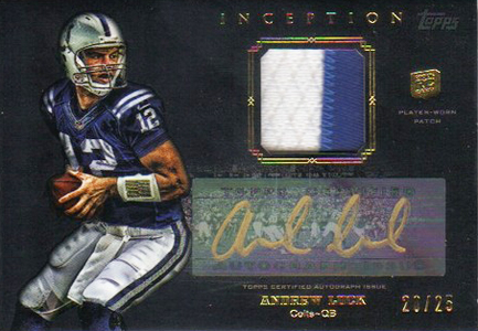 The Most Valuable 2012 Topps Inception Football Cards