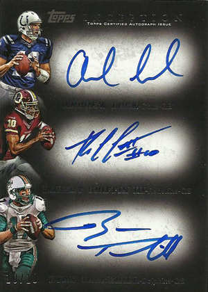 The Most Valuable 2012 Topps Inception Football Cards