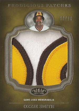 2012 Topps Tier One Prodigious Patches Checklist and Highlights