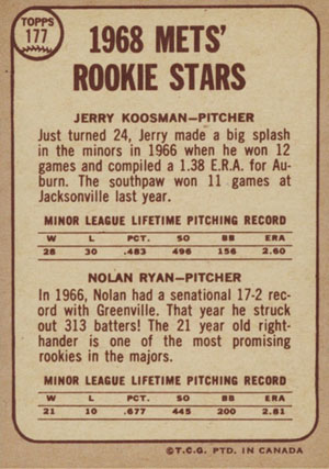 Nolan Ryan Cards, Rookie Cards and Autographed Memorabilia Guide