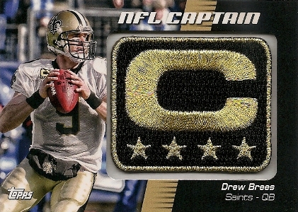 2012 Topps Football NFL Captain Patch Relic Cards Checklist and Guide