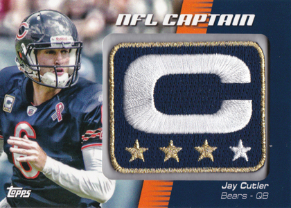 2012 Topps Football NFL Captain Patch Relic Cards Checklist and Guide