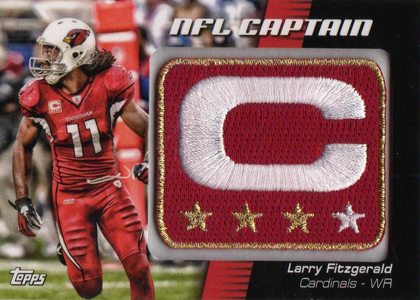 2012 Topps Football NFL Captain Patch Relic Cards Checklist and Guide