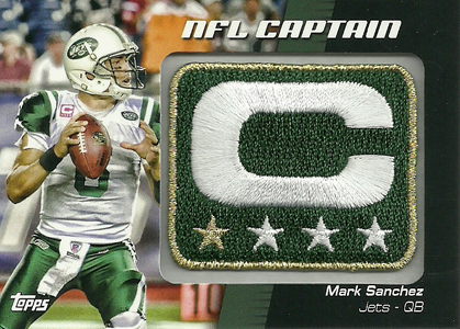 2012 Topps Football NFL Captain Patch Relic Cards Checklist and Guide