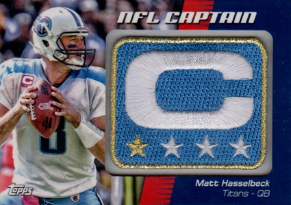 2012 Topps Football NFL Captain Patch Relic Cards Checklist and Guide