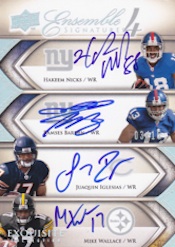2009 Upper Deck Exquisite Collection Football Checklist, Set Info