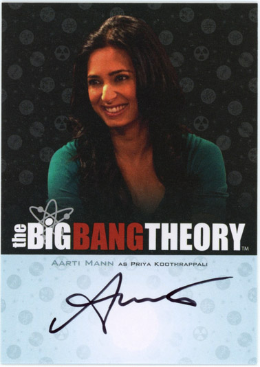 2013 Cryptozoic Big Bang Theory Seasons 3 and 4 Autographs Guide