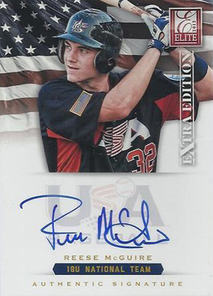 2012 Elite Extra Edition Baseball 18U National Team Autographs Guide