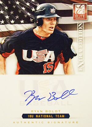 2012 Elite Extra Edition Baseball 18U National Team Autographs Guide