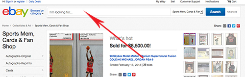 How to Find Out Sports Cards Values with eBay Completed Listings