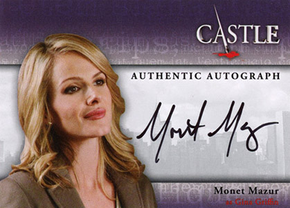 2013 Cryptozoic Castle Seasons 1 and 2 Autographs Visual Guide
