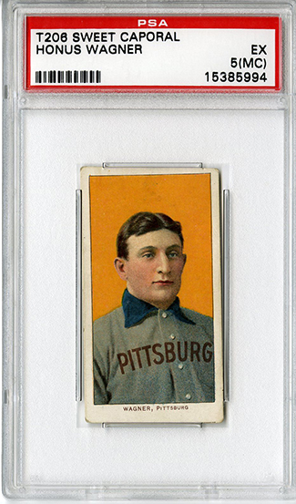 1909 T206 Honus Wagner Jumbo Wagner Sells for $2.1 Million