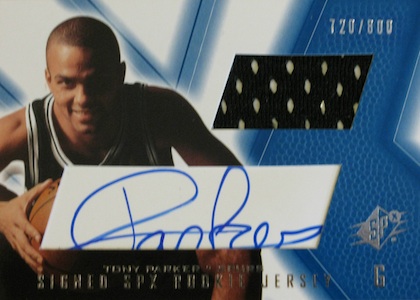 Tony Parker Cards, Rookie Cards and Signed Memorabilia Buying Guide