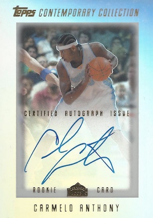 Top Carmelo Anthony Rookie Cards List, Buying Guide, Analysis, Gallery