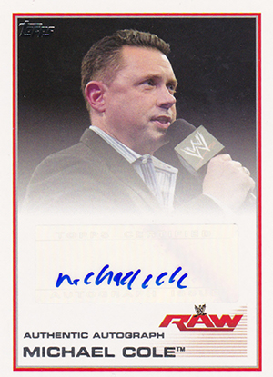 2013 Topps WWE Autographs Checklist and Visual Guide