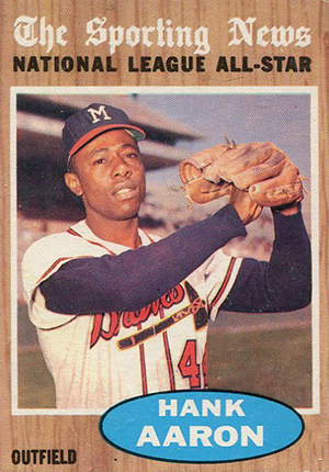 Full Vintage Topps Hank Aaron Baseball Cards Checklist, Gallery, Buying
