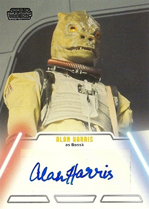 2013 Topps Star Wars Jedi Legacy Autographs Gallery, Guide, Checklist