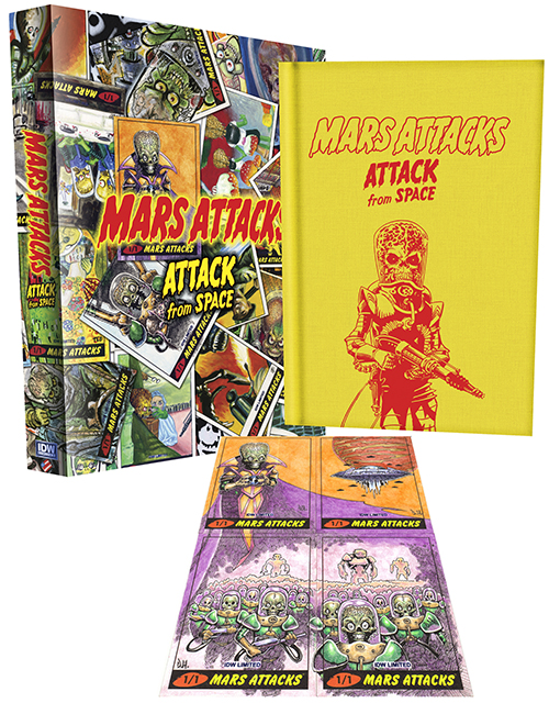 IDW Limited Mars Attacks Deluxe Hardcover Comic Includes Sketch Cards