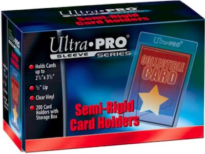 Ultra Pro Trading Card Sleeves and Semi-Rigid Card Holders