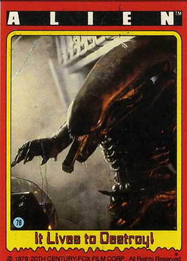 1979 Topps Alien Trading Cards Checklist, Set Info, Buying Guide, More