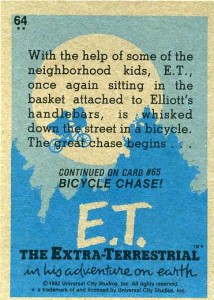 1982 Topps ET The Extra-Terrestrial Trading Cards Checklist, Set Info