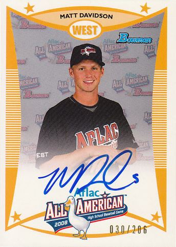 Matt Davidson Baseball Cards Guide - Key Prospect Cards and More