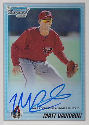 Matt Davidson Baseball Cards Guide - Key Prospect Cards and More