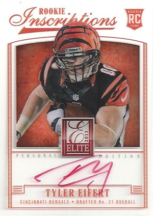2013 Panini Elite Football Rookie Inscriptions Guide, Gallery, SP Info