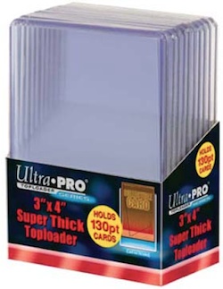 Ultra Pro Toploaders, Booklets, Relics