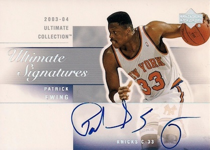 Top Patrick Ewing Cards, Best Rookies, Autographs, Most Valuable List