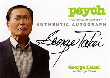2013 Cryptozoic Psych Seasons 1-4 Autographs Guide