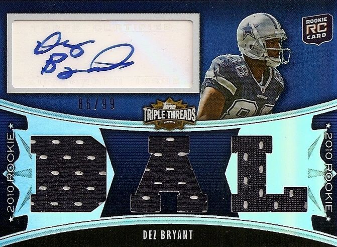 Dez Bryant Cards, Rookie Card and Autographed Memorabilia Guide