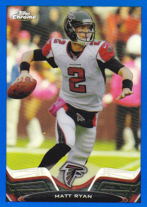 2013 Topps Chrome Football Variation Short Prints Guide