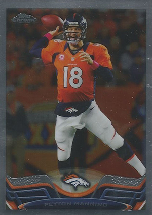 2013 Topps Chrome Football Variation Short Prints Guide
