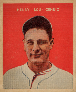 Lou Gehrig Vintage Baseball Cards, Rookie Cards, Memorabilia, More