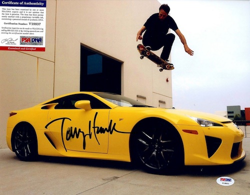 Tony Hawk Cards, Rookie Cards, Autographs, Memorabilia, More