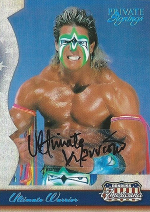 Ultimate Warrior Cards and Memorabilia Guide