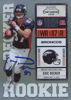Eric Decker Rookie Card Guide