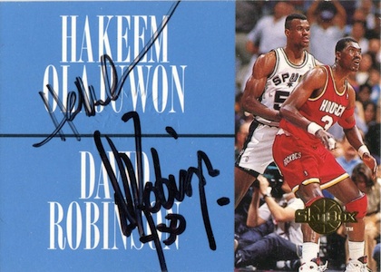 Top Hakeem Olajuwon Cards, Rookie Cards, Autographs, Inserts, Valuable