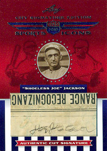 Shoeless Joe Jackson Baseball Cards and Autograph Buying Guide