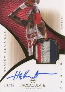 Top Hakeem Olajuwon Cards, Rookie Cards, Autographs, Inserts, Valuable