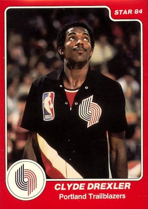 Clyde Drexler Cards and Memorabilia Guide