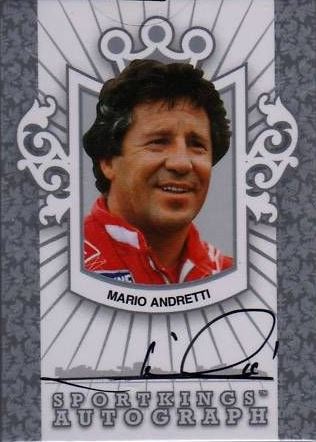 Mario Andretti Cards and Autographed Memorabilia Guide